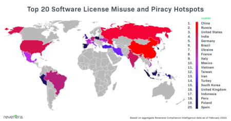 Software Piracy and License Misuse Stat Watch | Revenera